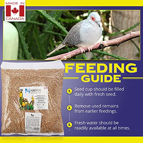 Hagen Pigeon & Dove Seed, Nutritionally Complete Bird Food 25 Pound (Pack of 1)