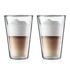 bodum canteen double wall cooler/pint glass, set of 2