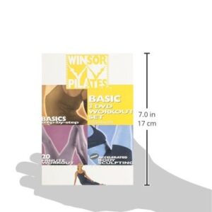 Winsor Pilates Basic 3 DVD Workout Set (Basics Step-by-Step / 20 Minute Workout / Accelerated Body Sculpting)