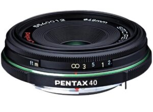 pentax da 40mm f/2.8 ultra compact lens for pentax and samsung digital slr cameras