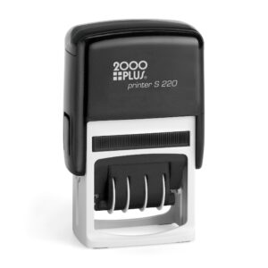 2000 plus 010129 economy dater, self-inking, black