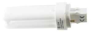 ge 97586/975865 f13dbx23/827/eco - 13 watt quad-tube compact fluorescent light bulb, 2 pin, 2700k