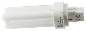 ge 97588 - f13dbx23/835/eco - 13 watt quad-tube compact fluorescent light bulb, 2 pin, 3500k