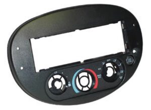 scosche fd136010b compatible with 1997-00 ford escort / mercury tracer intergrated control panel din dash kit black, w/complete harness incl.