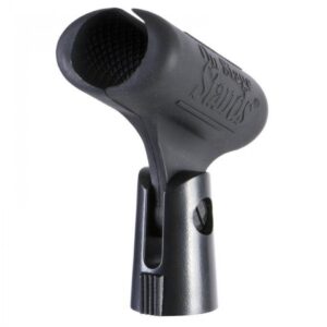 on-stage my100 unbreakable rubber universal dynamic microphone clip,black