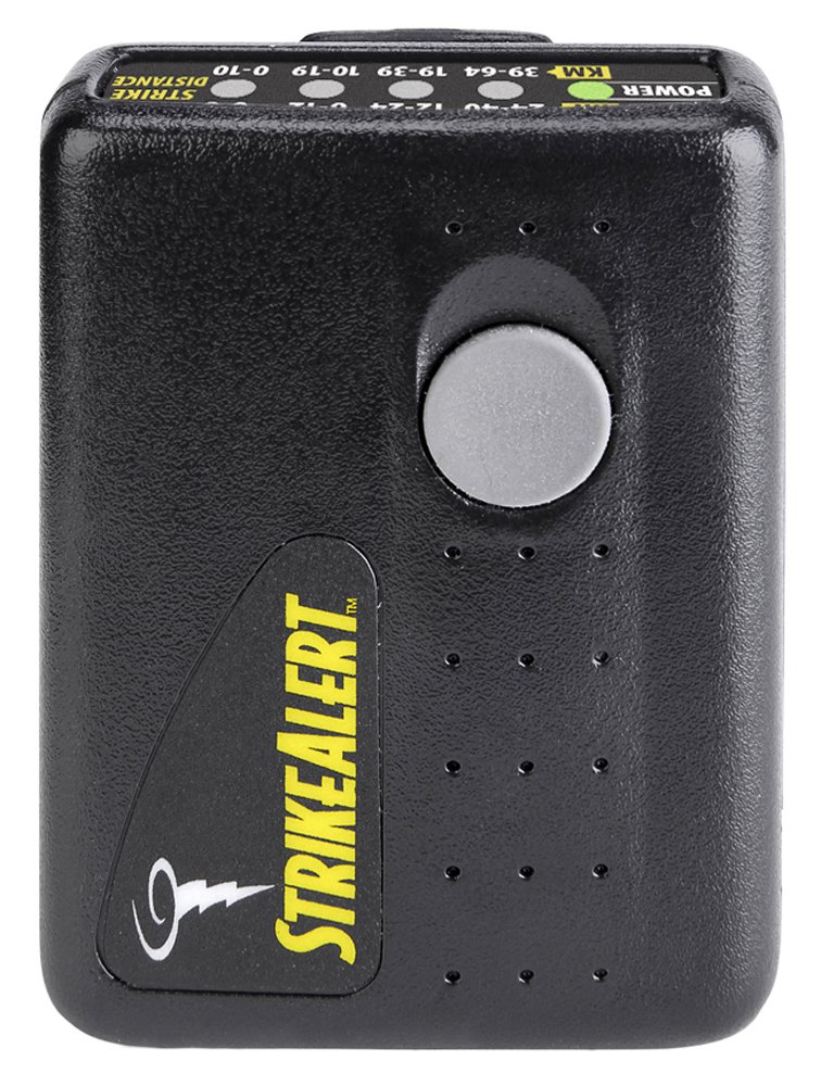 Robic Strike Alert Personal Lightning Detector Black