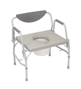 drive medical commode, 1 count (pack of 1), grey