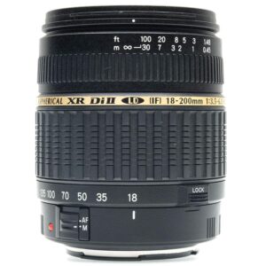 tamron auto focus 18-200mm f/3.5-6.3 xr di ii ld aspherical (if) macro zoom lens for canon digital slr cameras (model a14e)