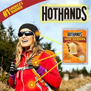 HotHands Hand Warmers - Long Lasting Natural Odorless Air Activated Warmers - Up to 10 Hours of Heat - 40 Pair