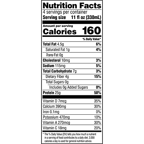 Muscle Milk Genuine Protein Shake, Vanilla Crème, 25g Protein, 11 Fl Oz (Pack of 4)