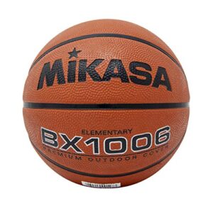 mikasa bx1010 premium rubber basketball (compact size)