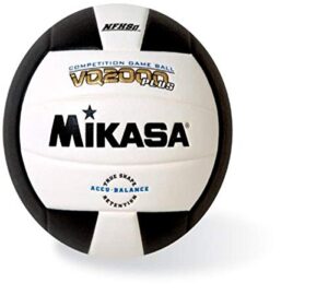 mikasa vq2000 micro cell volleyball (black)