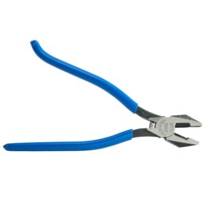 Klein Tools D2000-7CST Diagonal Cutters, Slim Head Linesman Pliers is Spring Loaded, Heavy-Duty Ironworker Pliers Cut ACSR, Screws, and More