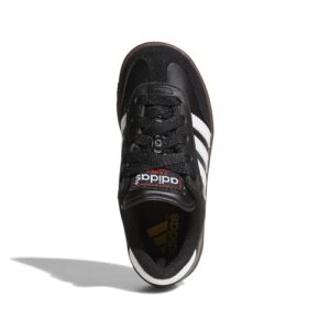 adidas Boy's Samba Classic Soccer Shoe, Black/White/Black, 5.5 Big Kid