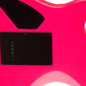 Dean Custom Zone Solid Body Electric Guitar, 2 Humbuckers Florescent Pink