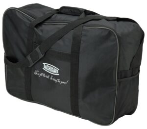 tachikara tv6 nylon volleyball carry bag (black)