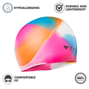 TYR Kaleidoscope Swim Cap, Multicolor