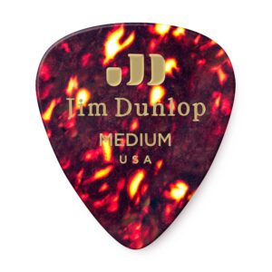 dunlop medium tortoise shell pack (12-pack) celluloid pick 12 pack (24483055112)