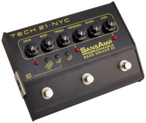 tech 21 pbdr sansamp programmable bass driver di