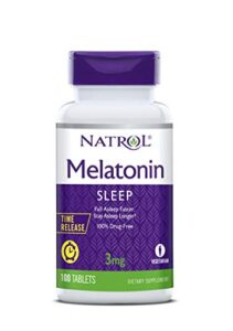 natrol - melatonin (sleep aid), 3 mg, 60 tablets