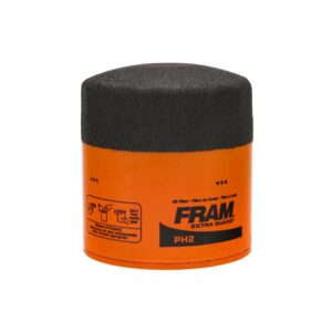 FRAM Extra Guard PH2, 10K Mile Change Automotive Replacement Interval Spin-On Engine Oil Filter for Select Vehicle Models