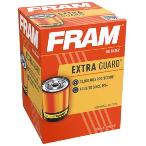 fram extra guard ph3387a, 10k mile change interval spin-on oil filter