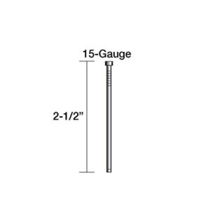 Hitachi 14308 2-1/2 in. x 15-Gauge Angled Finish Nails (3,000-Pack)