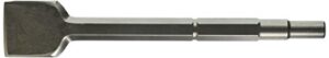 bosch hs1817 1-piece 2 in. x 12 in. scaling chisel tool round hex/spline hammer steel