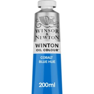 winsor & newton winton oil color, 200ml (6.75-oz) tube, cobalt blue hue