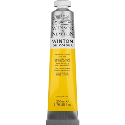 Winsor & Newton Winton Oil Color, 200ml (6.75-oz) Tube, Cadmium Yellow Pale Hue