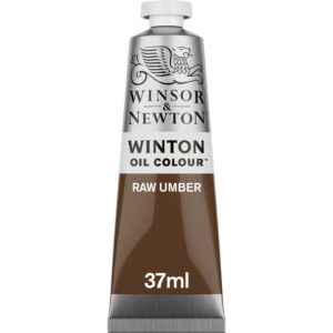 winsor & newton winton oil color, 37ml (1.25-oz) tube, raw umber