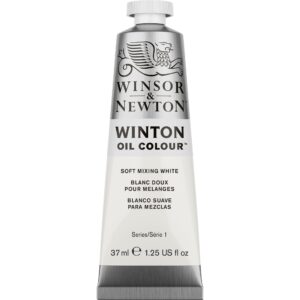 winsor & newton winton oil color, 37ml (1.25-oz) tube, soft mixing white