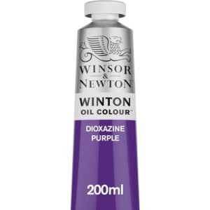 winsor & newton winton oil color, 200ml (6.75-oz) tube, dioxazine purple