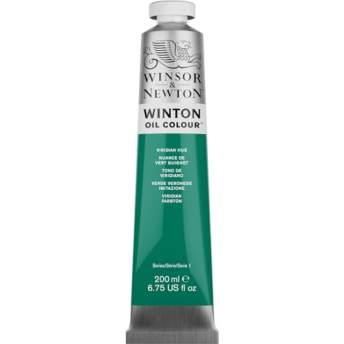 Winsor & Newton Winton Oil Color, 200ml (6.75-oz) Tube, Viridian Hue