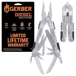 gerber gear diesel multi-plier, stainless steel [22-01470]