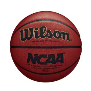 wilson sporting goods ncaa official game basketball, intermediate - 28.5", orange (1b0701r)