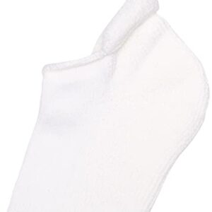 Thorlos Unisex G Golf Padded Rolltop Sock, White, XLarge