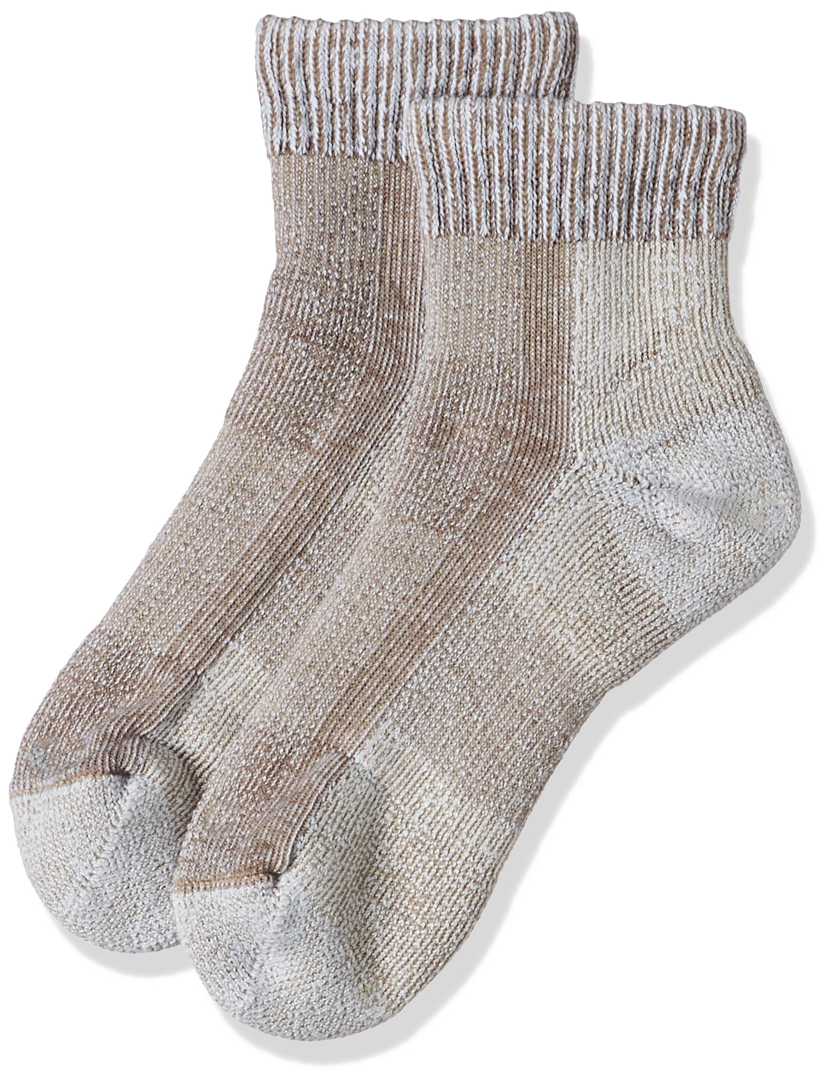 Thorlos Women's LTHMX Light Hiking Thick Padded Ankle Sock, Tan, Medium