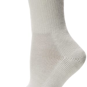 thorlos womens Tc Max Cushion Cuff tennis socks, White, Medium US