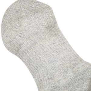 thorlos mens Tkx Max Cushion Trekking Crew athletic socks, Grey, Large US