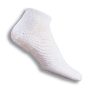 thorlos womens wmm max cushion walking low cut athletic-socks, white, medium us