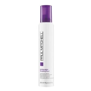 Paul Mitchell Extra-Body Sculpting Foam, Thickens + Builds Body, For Fine Hair, 6.7 oz.