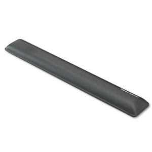 fellowes gel wrist rest with microban product protection, graphite (9175301)