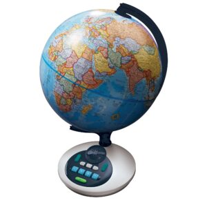 educational insights geosafari talking globe for kids, over 10,000 geography quizes, 8+