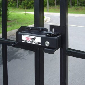 Automatic Gate Lock (FM143) for Mighty Mule Automatic Gate Openers , Black