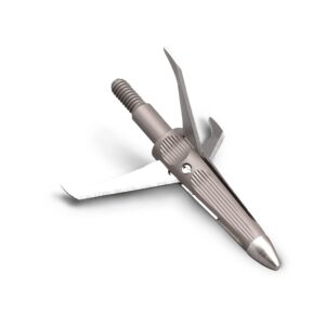 new archery products spitfire gobbler getter 3-blade 100 grain durable precise front-deploying bowhunting mechanical broadhead - 3 pack