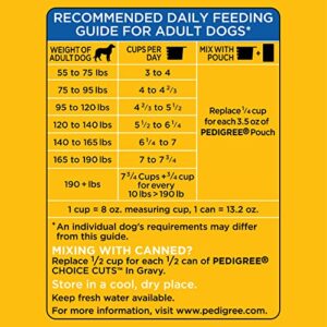 PEDIGREE For Big Dogs Adult Complete Nutrition Large Breed Dry Dog Food Roasted Chicken, Rice & Vegetable Flavor Dog Kibble, 36.4 lb. Bag