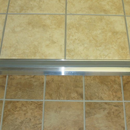 Adjustable Door Threshold Weatherstripping with Vinyl Seal - MD Building Products 08664