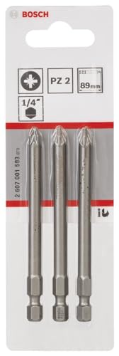 Bosch 2607001583 Extra Hard Screwdriver Bit for Pozidriv Cross Head Screws