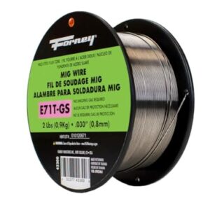 Forney 42300 Flux Core Mig Wire, Mild Steel E71TGS.030-Diameter, 2-Pound Spool, Silver, Pack of 1